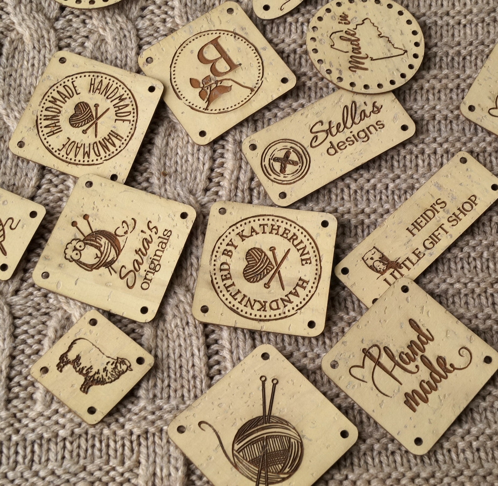 Product Labels, Knitting Labels, Logo Labels, Clothing Labels, Cork ...