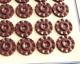 Maroon buttons | Etsy