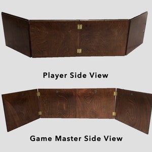 Mercer Style Wood DM Gaming Screen for Dungeons and Dragons Dnd RPG - Etsy