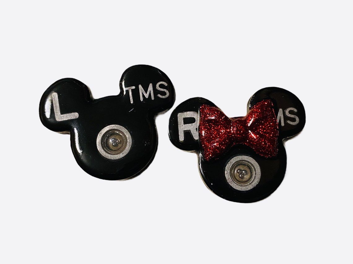Mickey and Minnie Mouse X-ray markers with BBs and initials | Etsy