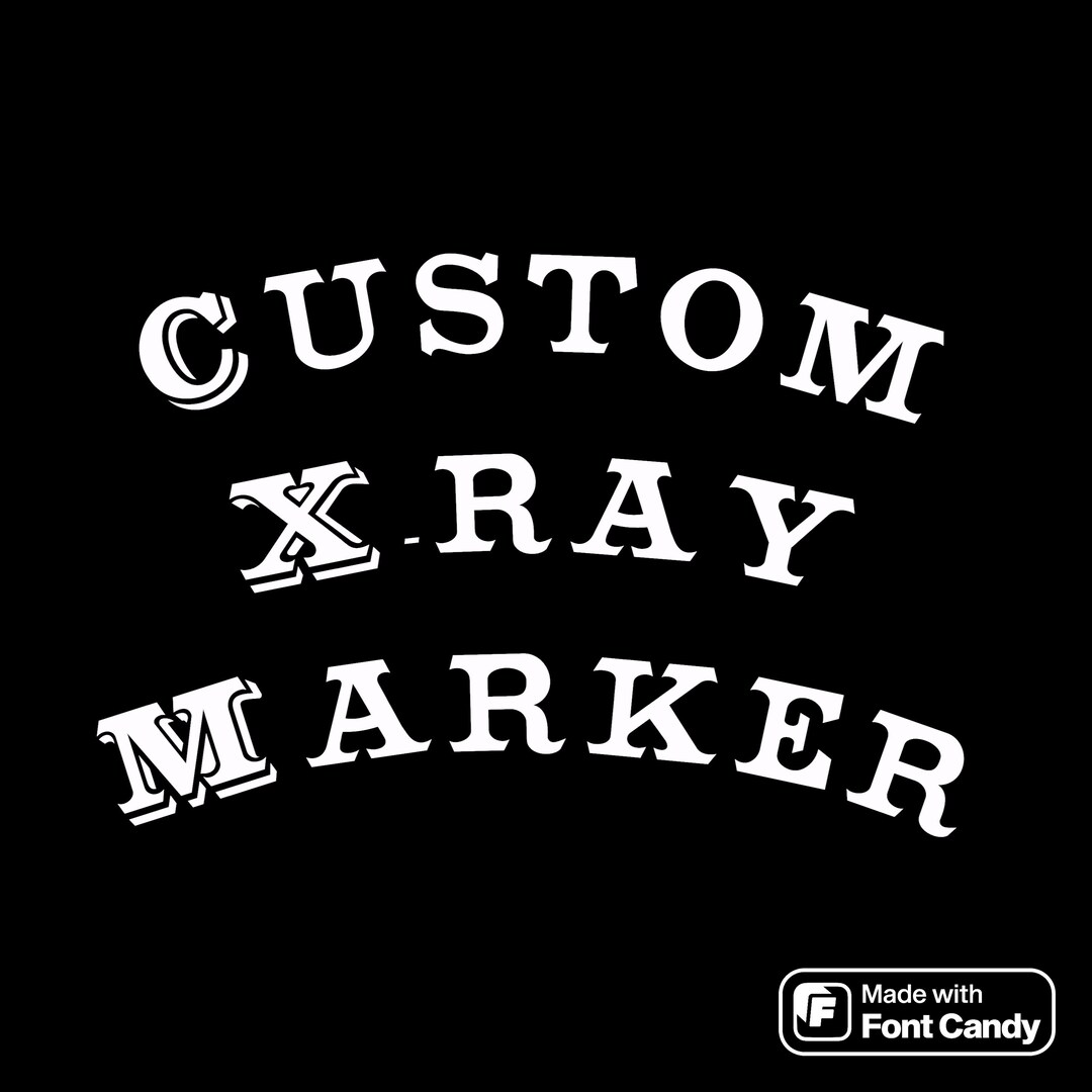 Custom X-ray Markers With Initials and Positioning Bbs - Etsy