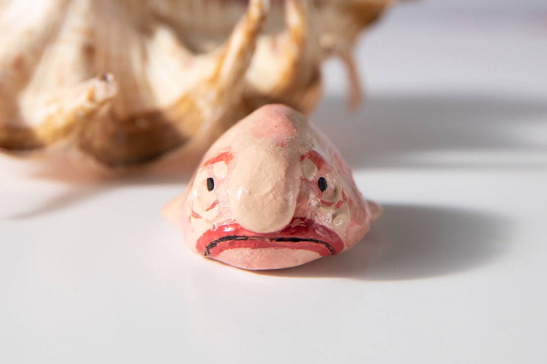 Blobfish Totem. Polymer Clay Animal OOAK Figurine, Talisman, Amulet ...
