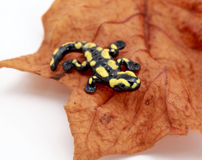 Salamander Animal Totem OOAK Polymer Clay Animal Figurine - Etsy