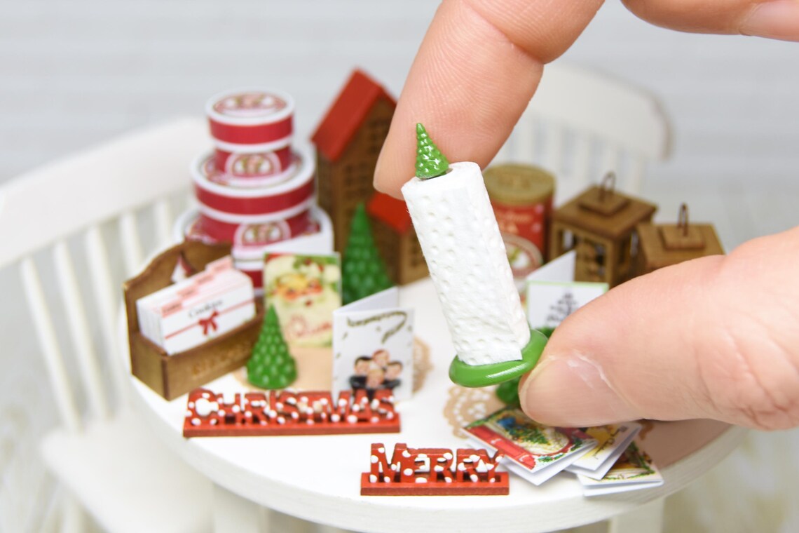 Christmas Miniatures SET (1:12 Scale) - Etsy