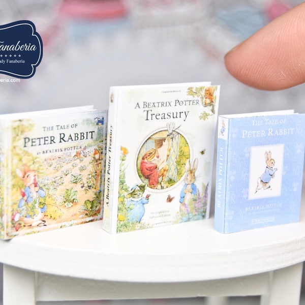 Miniature Beatrix Potter Books - Etsy