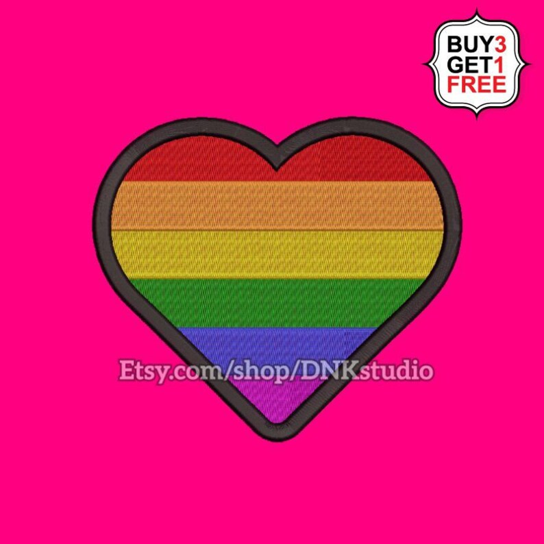 Lesbian Gay Bisexual Transgender Lgbt Pride Rainbow Heart Etsy