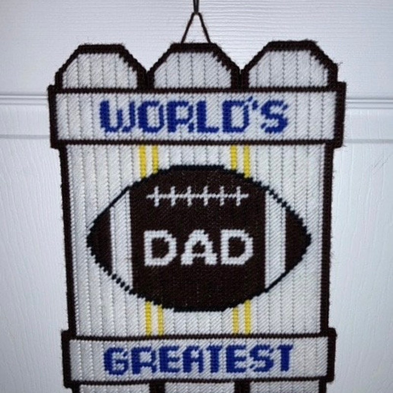 Plastic Canvas Football - Etsy