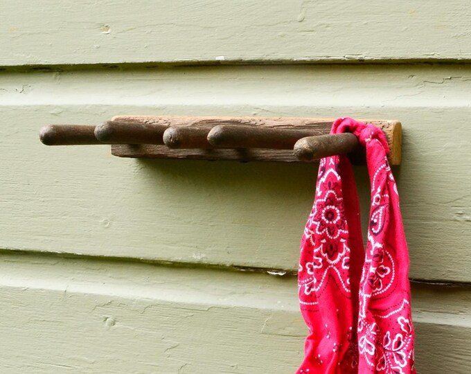Unique Wooden Peg Rack, Antique Shoe Rack Peg Rack - Etsy