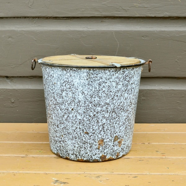Enamel Bucket - Etsy
