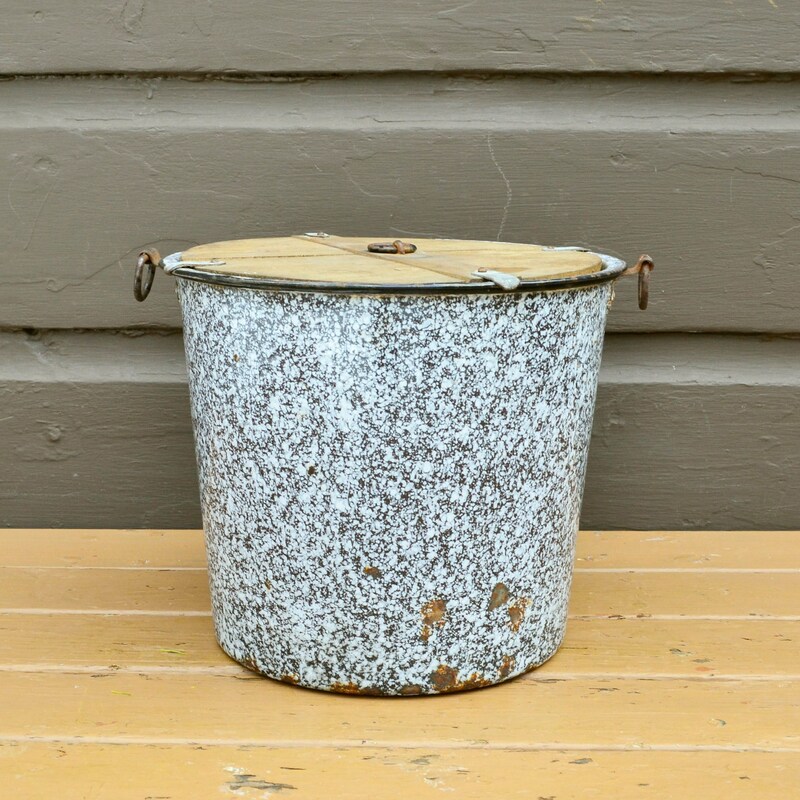 Enamel Bucket - Etsy