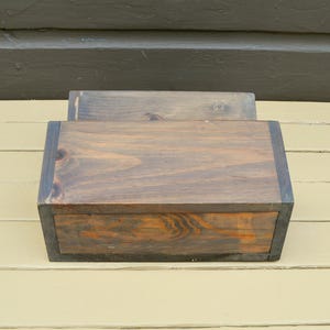 Primitive Style Wall Box, Vintage Double Box Candle Box, Primitive Wall ...