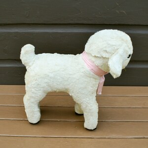Large Toy Lamb, Vintage Life Sized Lamb Toy, Plush Baby Sheep, Easter ...