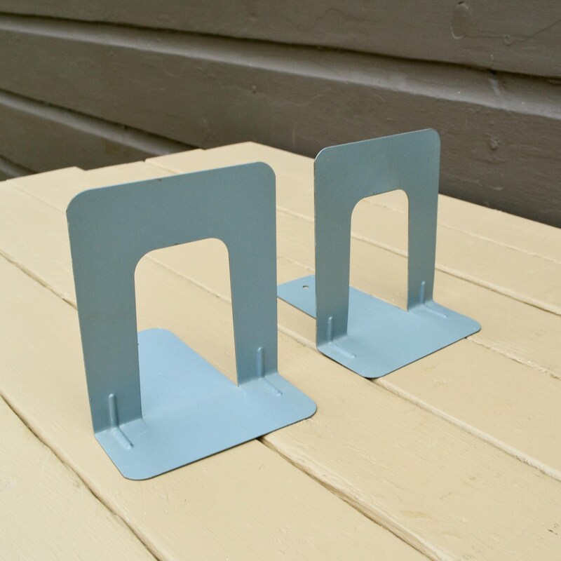 Metal Bookends - Etsy