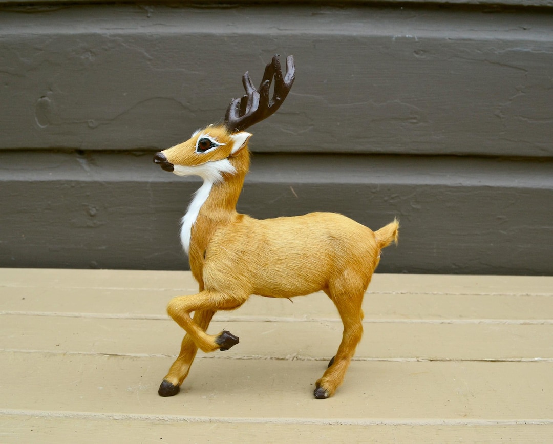 Byers Choice Deer, Vintage Deer Figure, Antlered Buck, Holiday Deer - Etsy