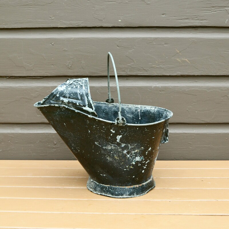 Galvanized Bucket - Etsy