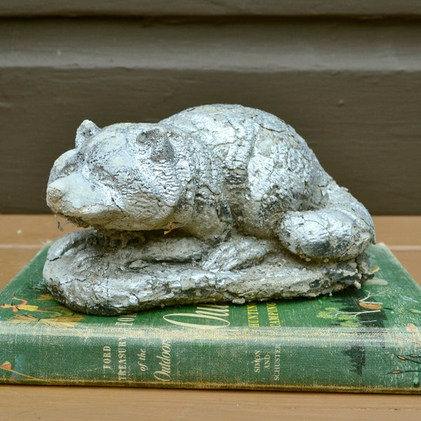 Raccoon Concrete Statue - Etsy