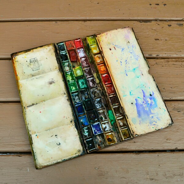 Watercolor Paint Box - Etsy