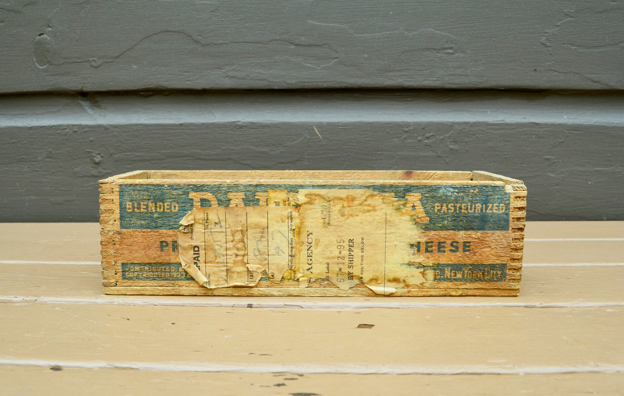 Dairylea Process Cheese Box, Vintage 3 Lb. Block Cheese Box, American ...