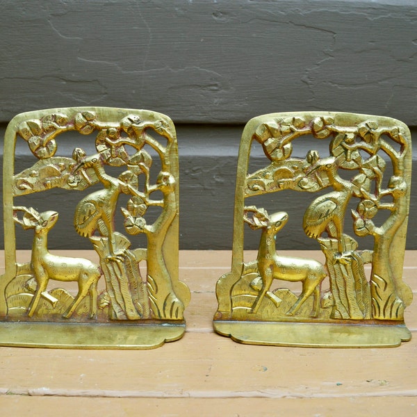Brass Bookends - Etsy