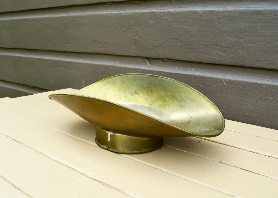 Brass Scale Bin, Old Large Brass Scale Pan, Vintage Metal Scale Pan - Etsy