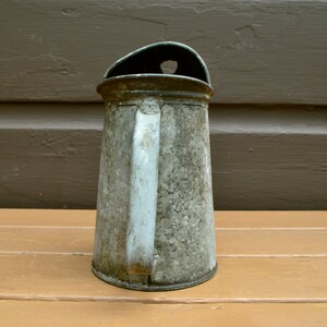 Oil Pitcher Rustic Galvanized Oil Can Rustic Oil Pitcher - Etsy