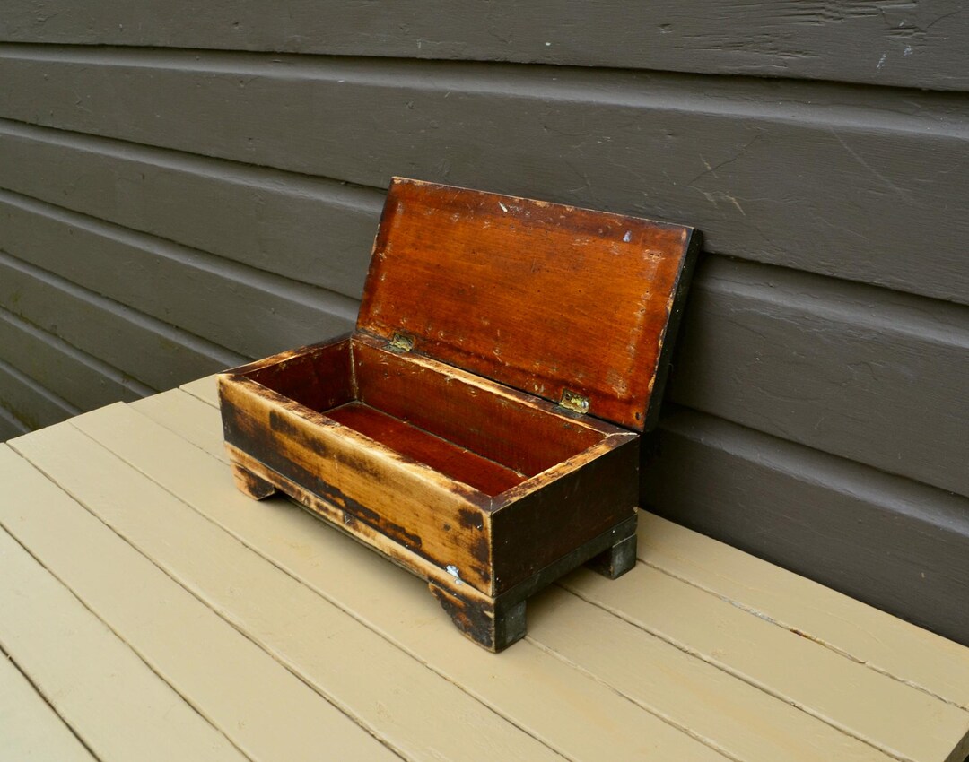 Old Wood Box, Antique Wood Storage Box, Project Box - Etsy