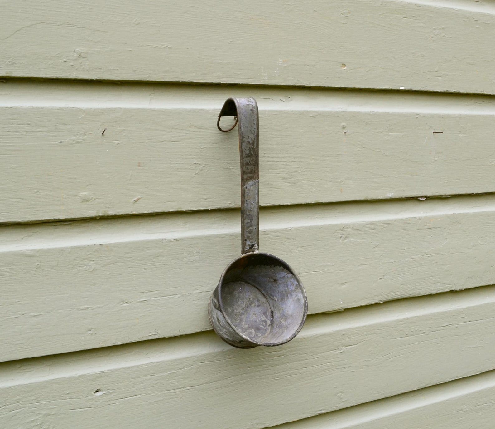 Tin Ladle, Antique Tinware Ladle, Tin Metal Scoop, Old Tin Scoop - Etsy