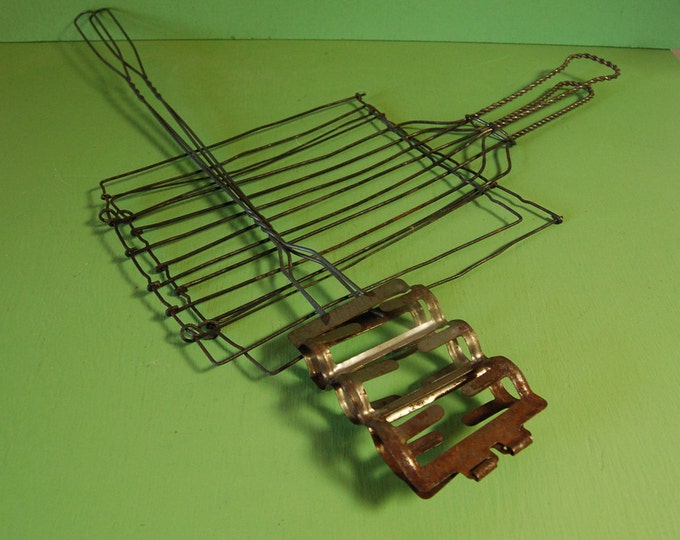 Vintage Campfire Toaster and Hotdog Tools / Vintage Camping Gear - Etsy