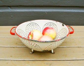 Enamel Colander - Etsy