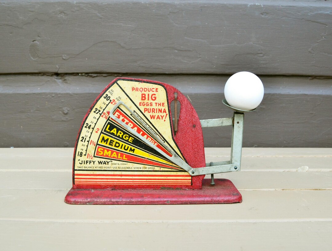 Vintage Egg Scale, Working Purina Mfg Egg Sorter, Farm Egg Grader, Egg ...