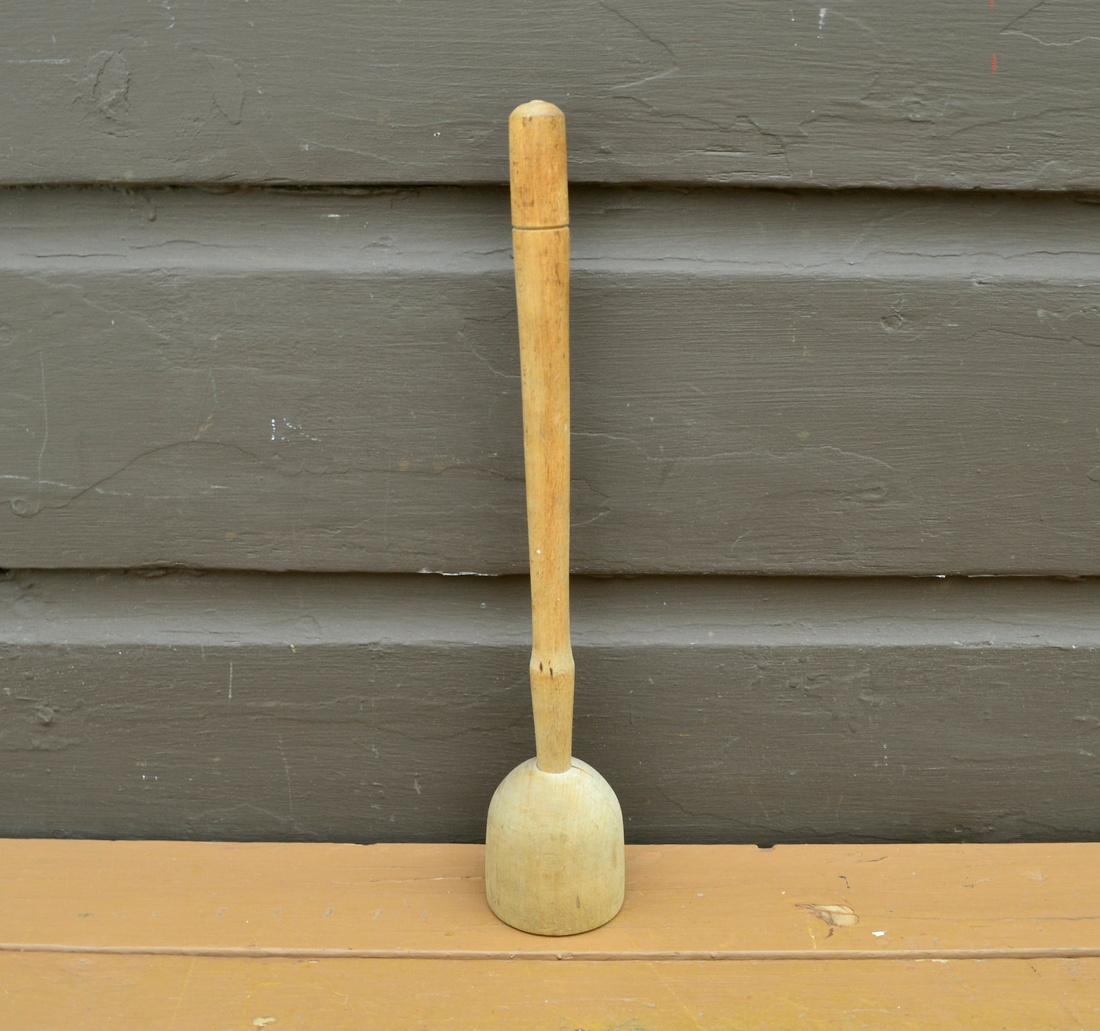 Wood Masher Vintage Masher Wooden Kitchen Masher Carved - Etsy
