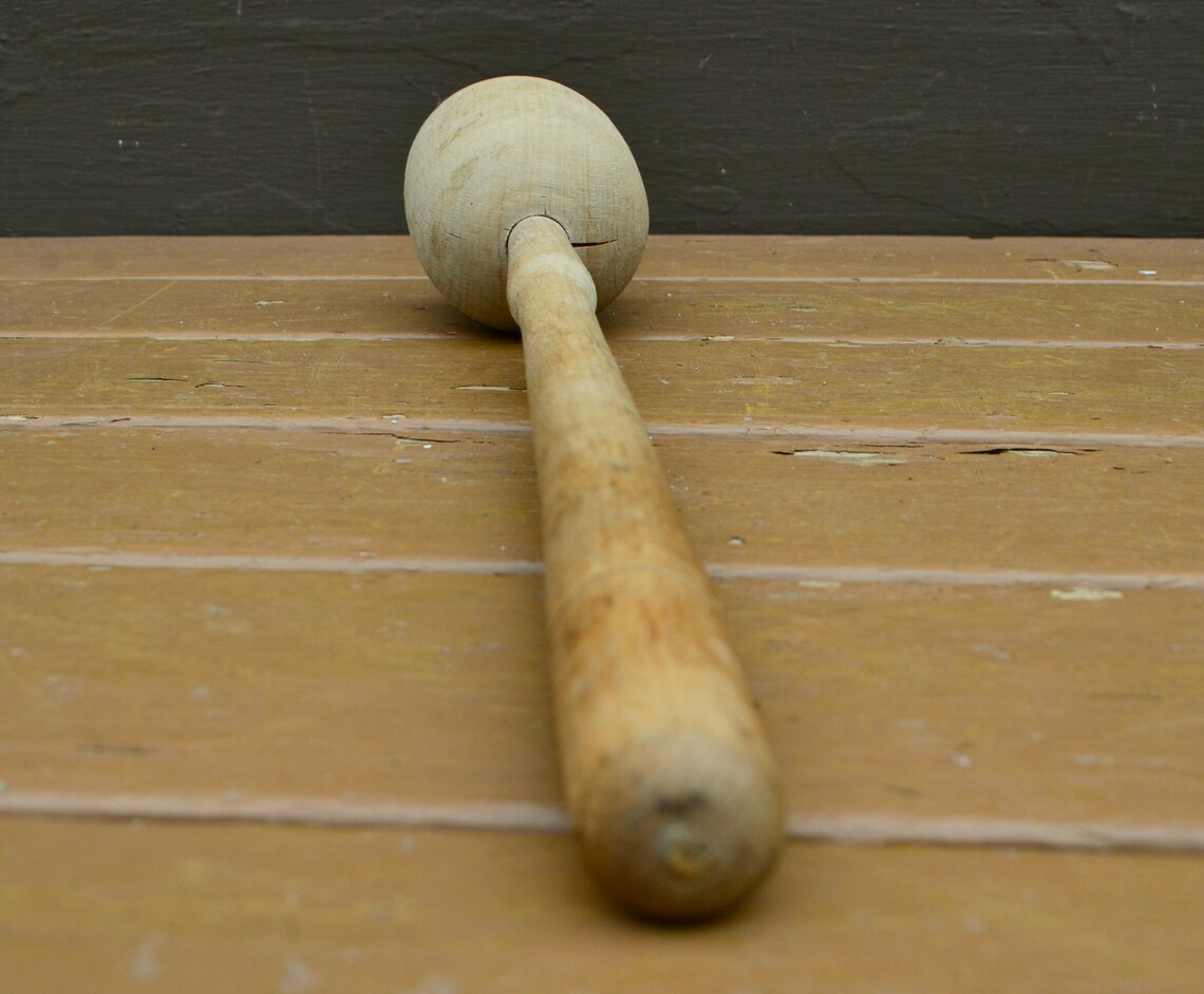 Wood Masher Vintage Masher Wooden Kitchen Masher Carved - Etsy