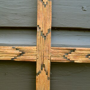 Beautiful Matchstick Cross Vintage Folkart Matchstick Cross - Etsy