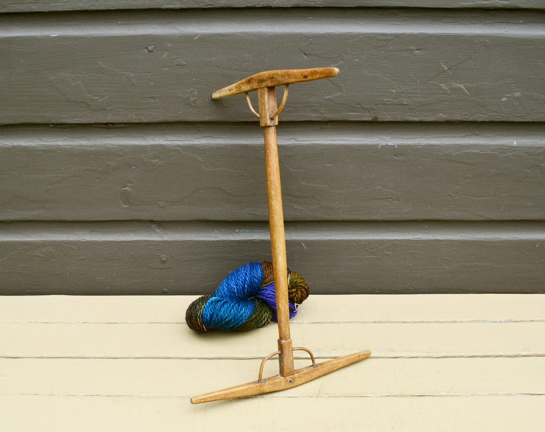 Antique Niddy Noddy, Primitive Wooden Yarn Winding Tool, Niddy Nodder ...