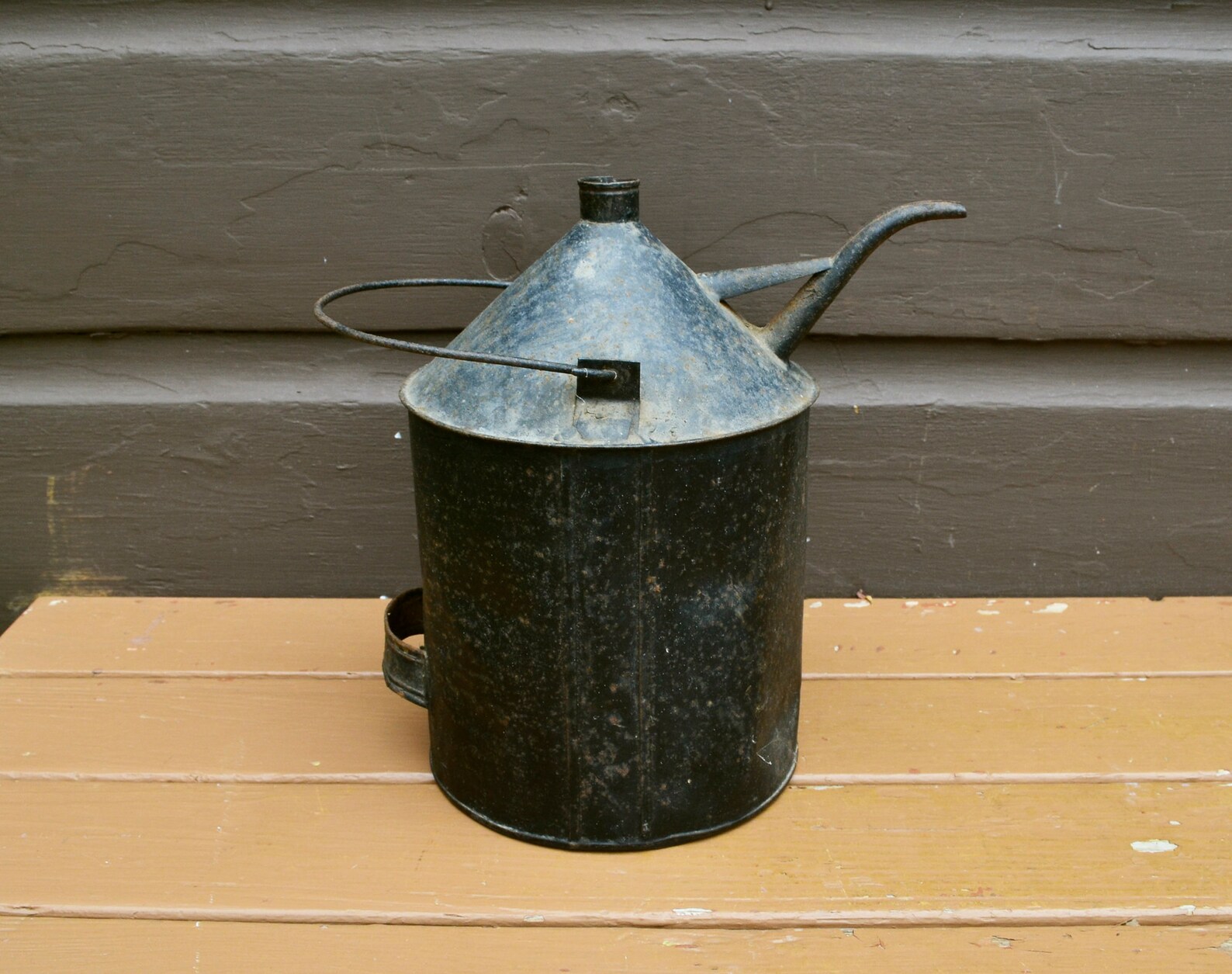 Tin Oil Lamp Pitcher Antique Oil Lamp Filler Can Kerosene - Etsy Denmark