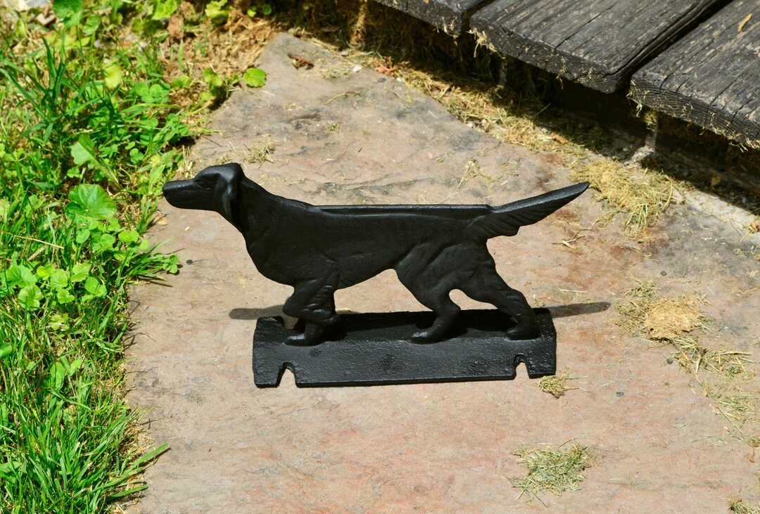 Dog Boot Scraper, Antique Pointer Dog Scraper, Cast Iron Boot Scraper ...