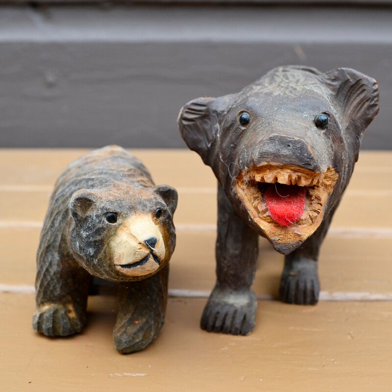Wood Bear - Etsy
