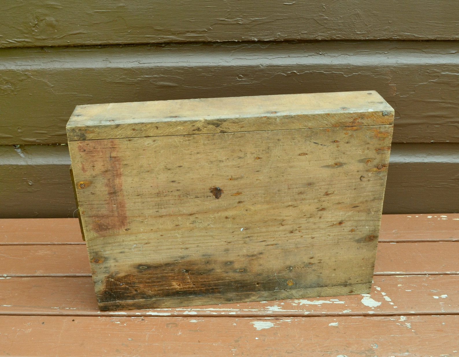 Antique Wooden Work Box, Old Barn Box, Tray Box, Farm Table Box, - Etsy