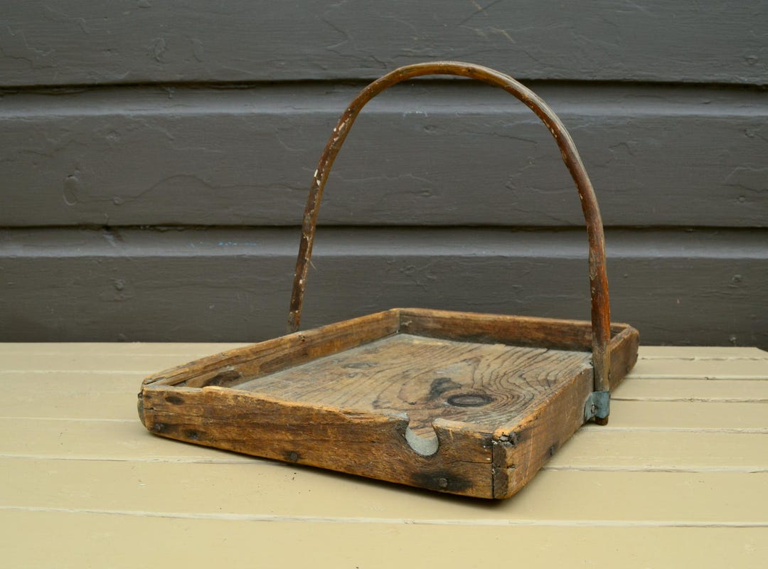 Wooden Berry Box, Vintage Berry Picking Basket, Strawberry Tray ...