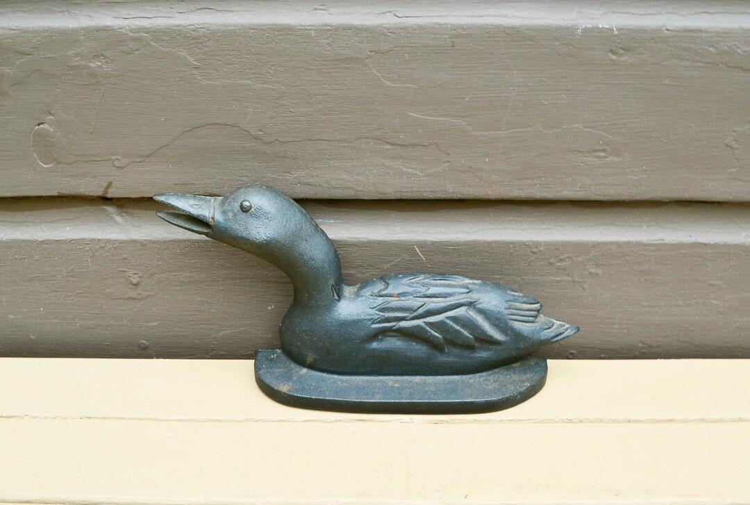 Cast Iron Loon Doorstop, Vintage Loon Door Stop - Etsy