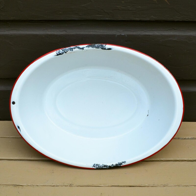 Enamel Wash Basin - Etsy