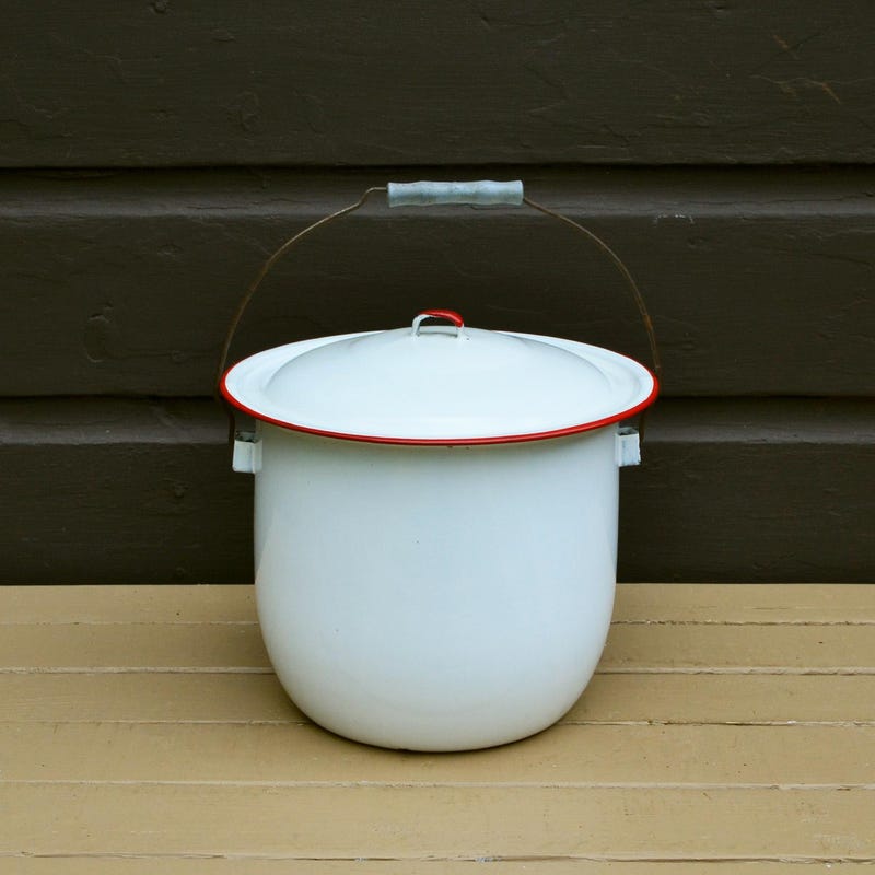 Enamel Bucket - Etsy