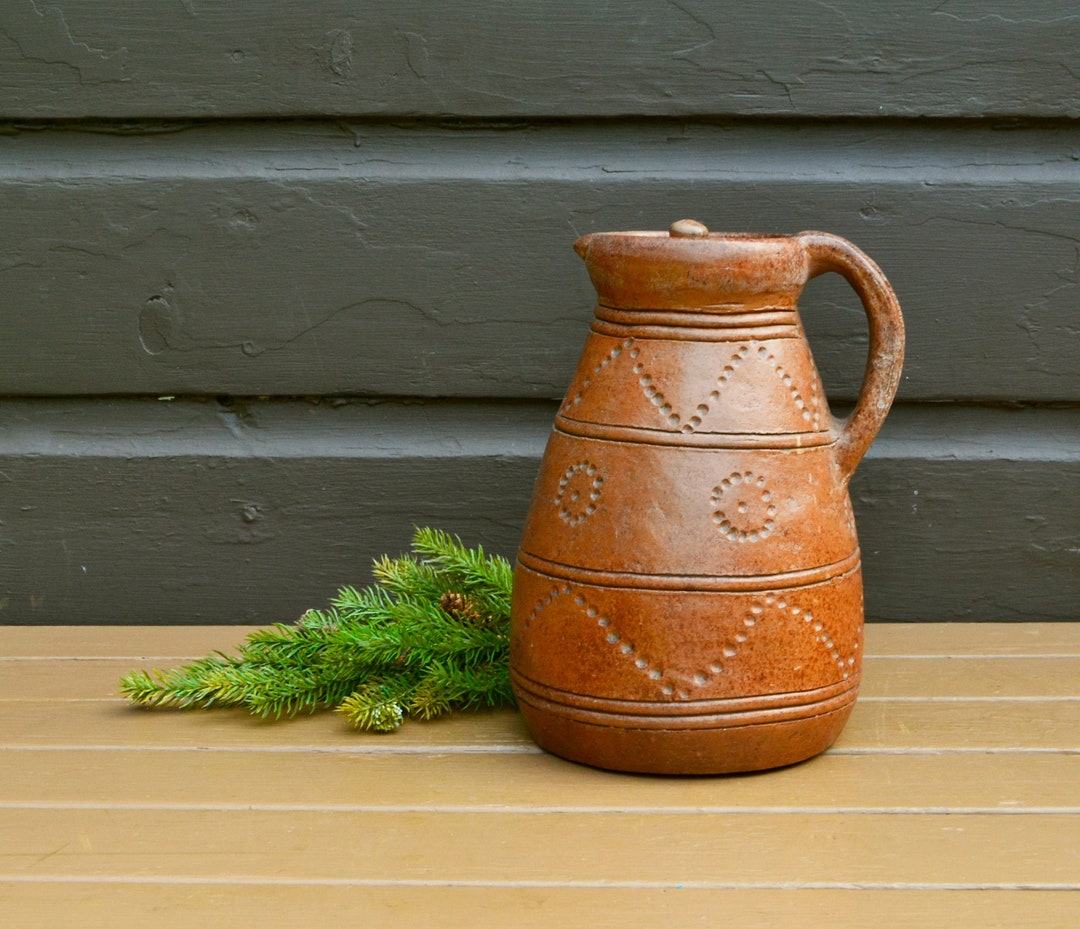 Pottery Batter Pitcher, Stoneware Pitcher, Large Batter Jug - Etsy