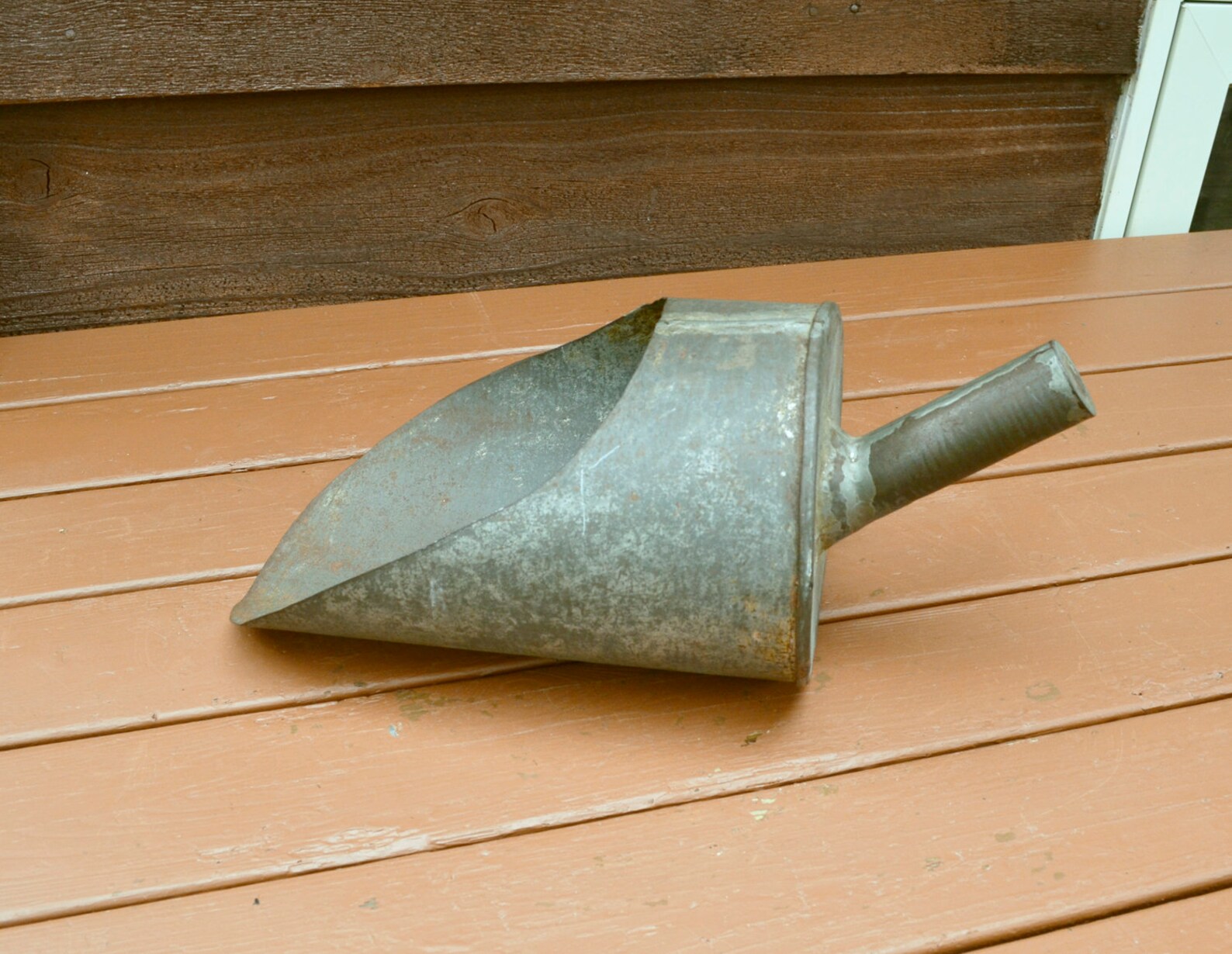 Rustic Tin Scoop Old Grain Scoop Farm Feed Scoop | Etsy