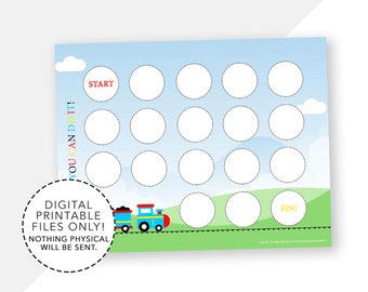 Train Reward Chart - Etsy
