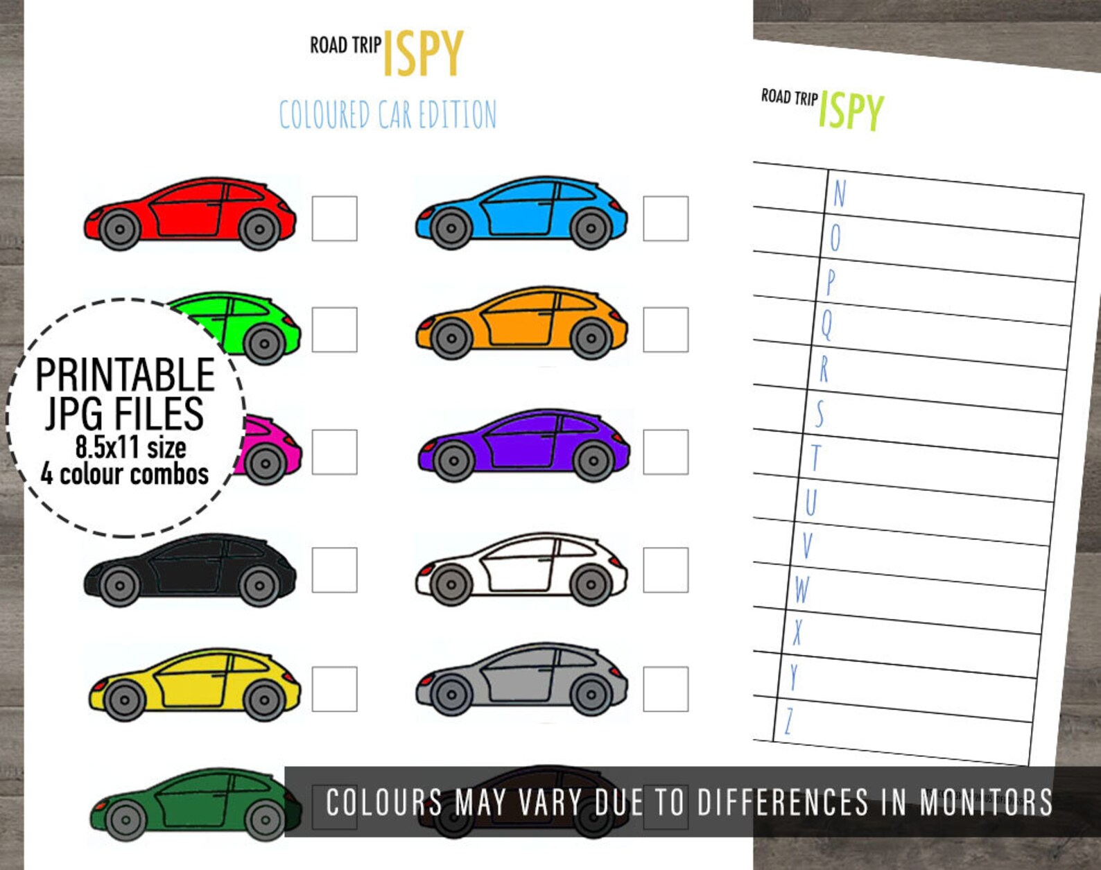 Kids Road Trip Set, Road Trip Games, Kid's Road Games, Travel Games ...