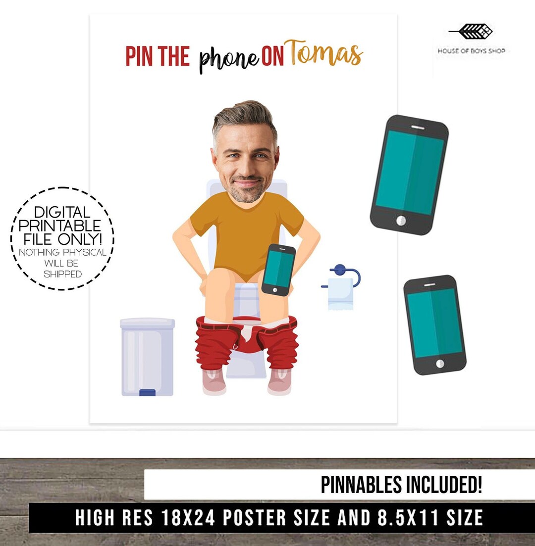 Custom Pin the Tail, Pin the Tail Game, Birthday Game, INSTANT DOWNLOAD ...