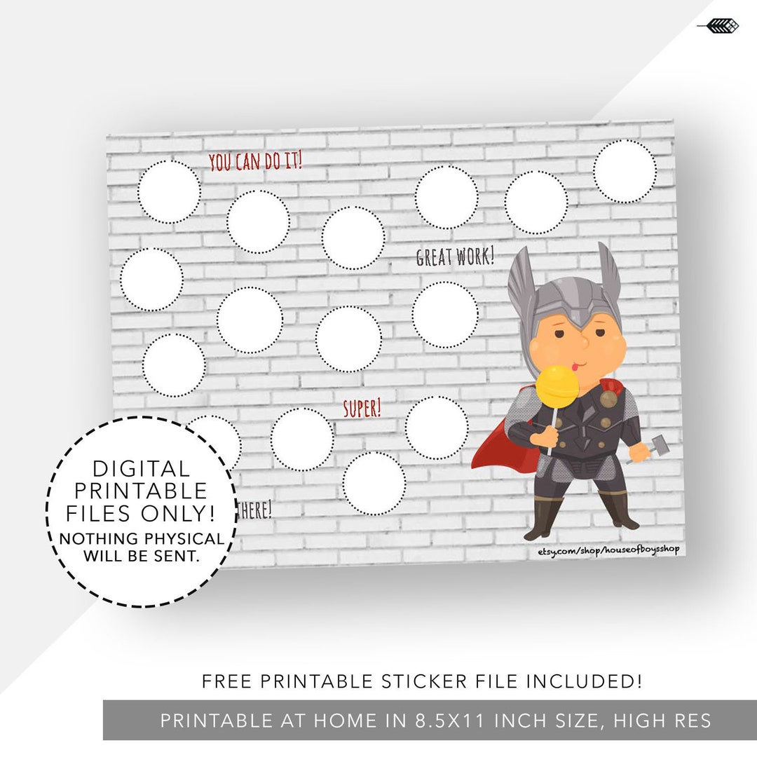 Super Hero Reward Chart, Kids Chart, Reward System, Incentive Chart ...