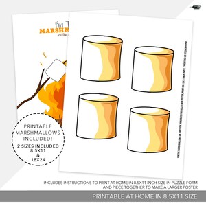 Pin the Tail Game, Digital Download, Campfire, Backyard Birthday, Party ...
