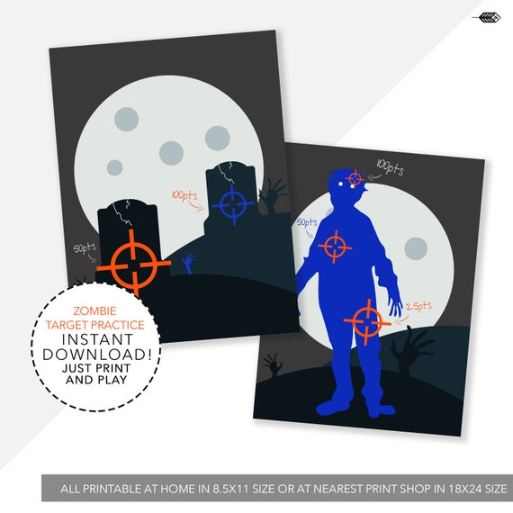 Zombie Shooting Targets To Print